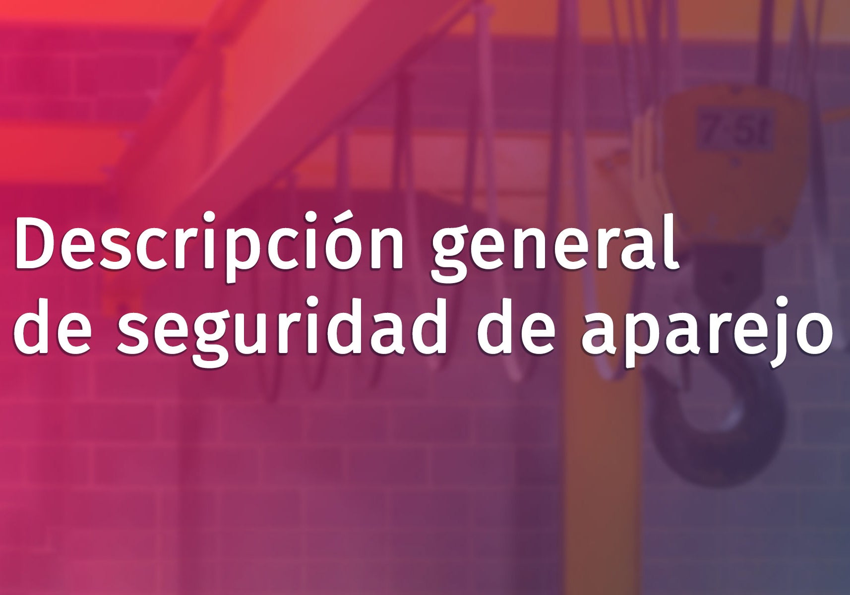 Rigging Safety Overview | HSI | | | Training Network