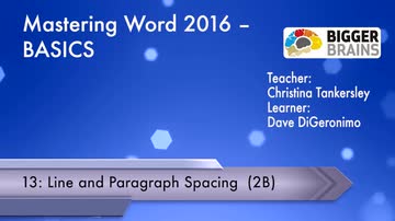 Mastering Word 2016 Basics: Line and Paragraph Spacing– Trainery Content